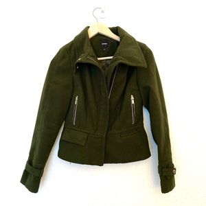 Express | Jackets & Coats | Express Olive Color Utility Jacket | Poshmark